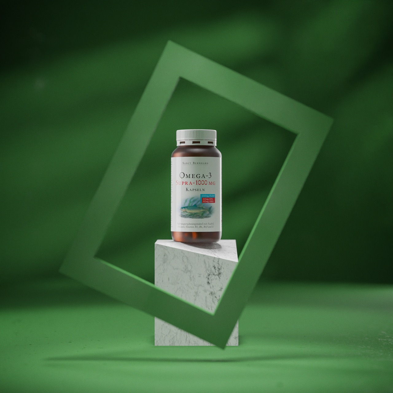 Omega-3 Supra-1000 mg Capsules » Buy securely online now | Sanct Bernhard