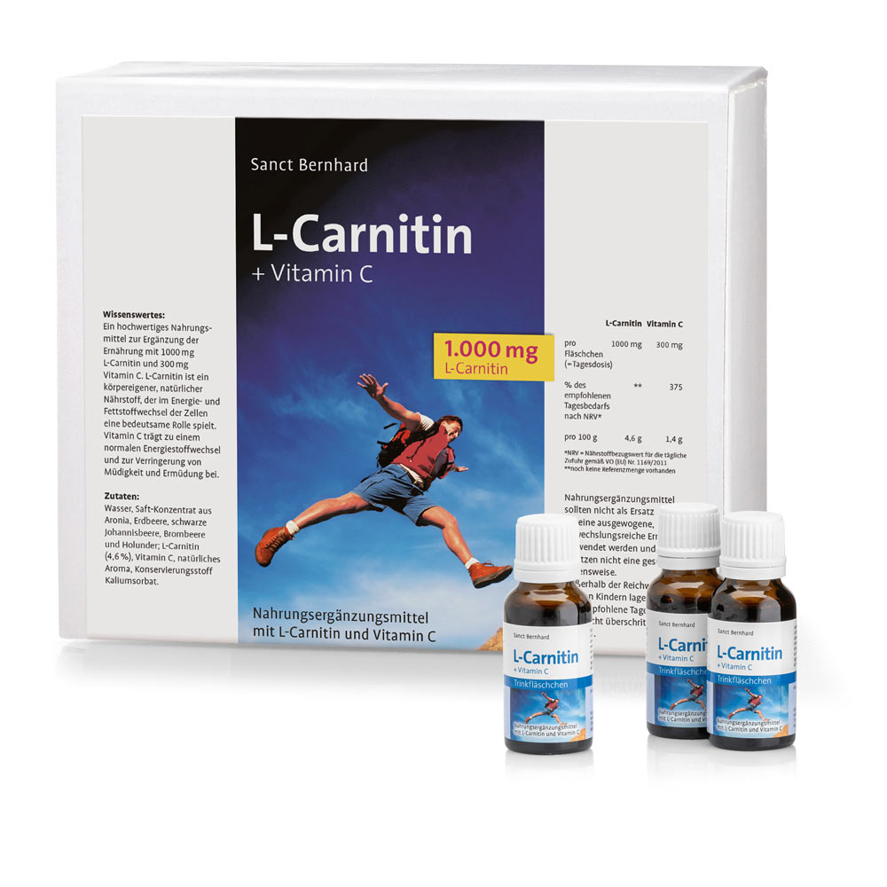 L-Carnitine 1000 + Vitamin C Drink Vials » Order online now