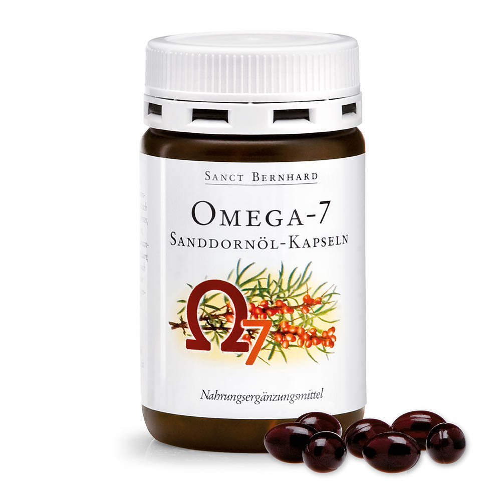Omega 7 Sea Buckthorn Oil Capsules Buy Online Now Sanct Bernhard