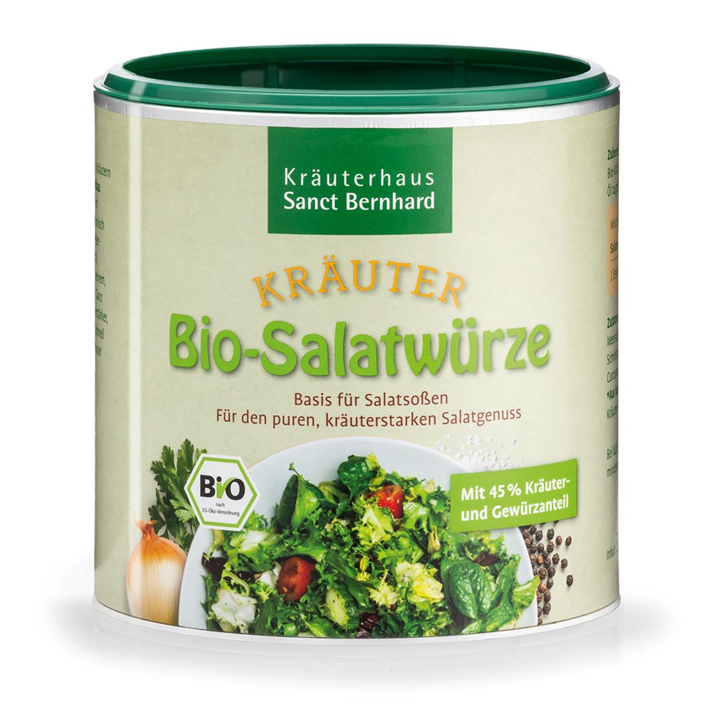 Organic Herb Salad Seasoning » Buy securely online now | Sanct Bernhard