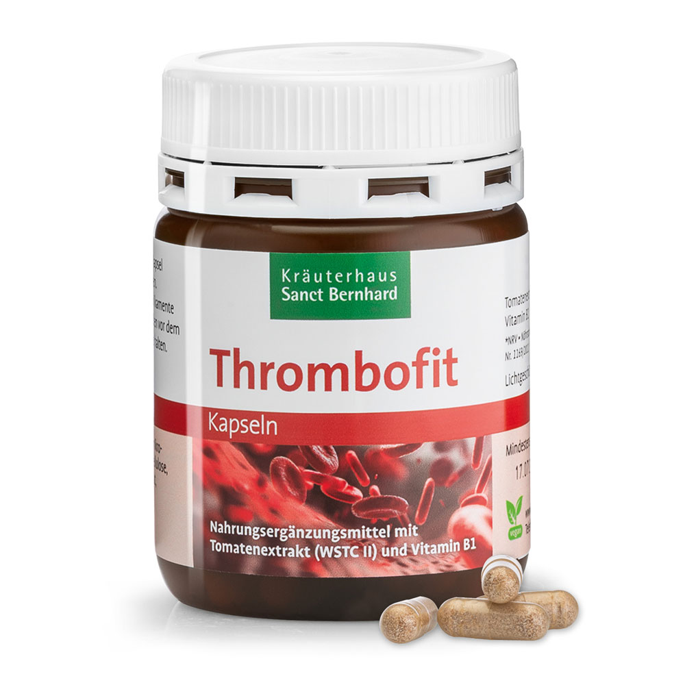 Thrombofit Capsules » Buy securely online now | Sanct Bernhard