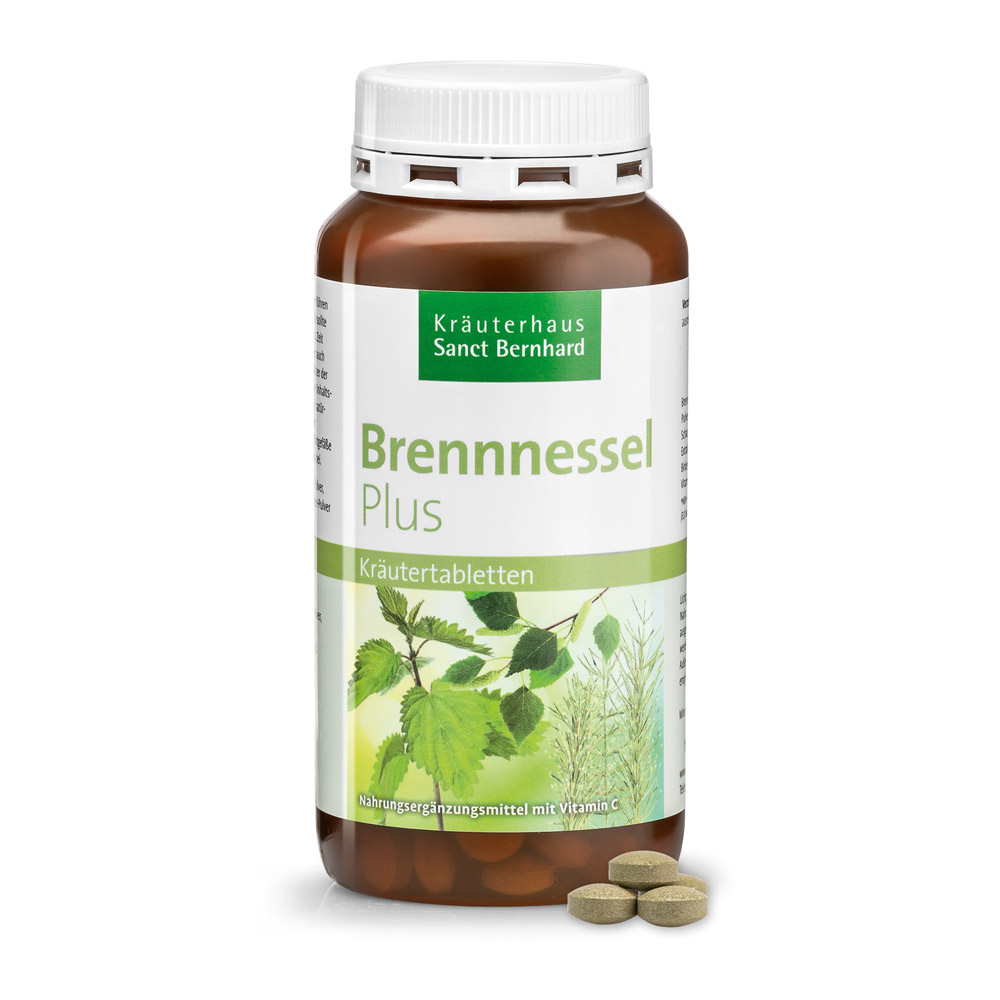Stinging Nettle Plus Herbal Tablets » Buy online now | Sanct Bernhard