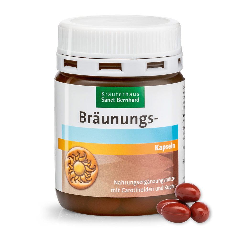 Tanning Capsules » Buy securely online now | Sanct Bernhard