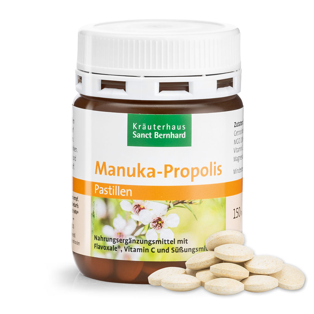 Manuka Propolis Lozenges » Buy securely online now | Sanct Bernhard